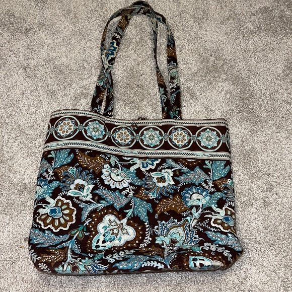 Vera Bradley | Bags | Vera Bradley Java Blue Tote | Poshmark
